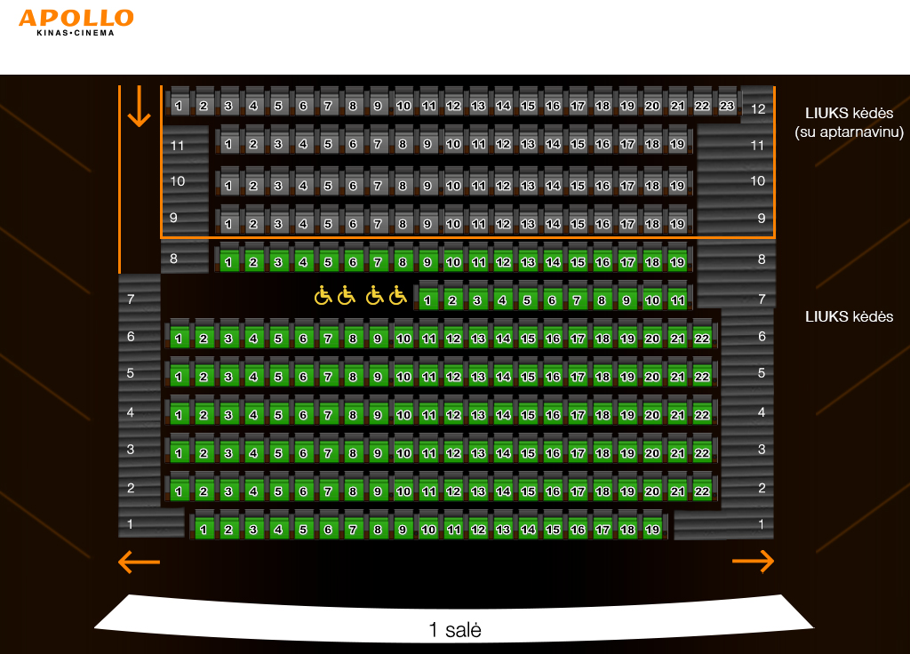 Apollo Kinas Akropolyje - Apollo Kinas